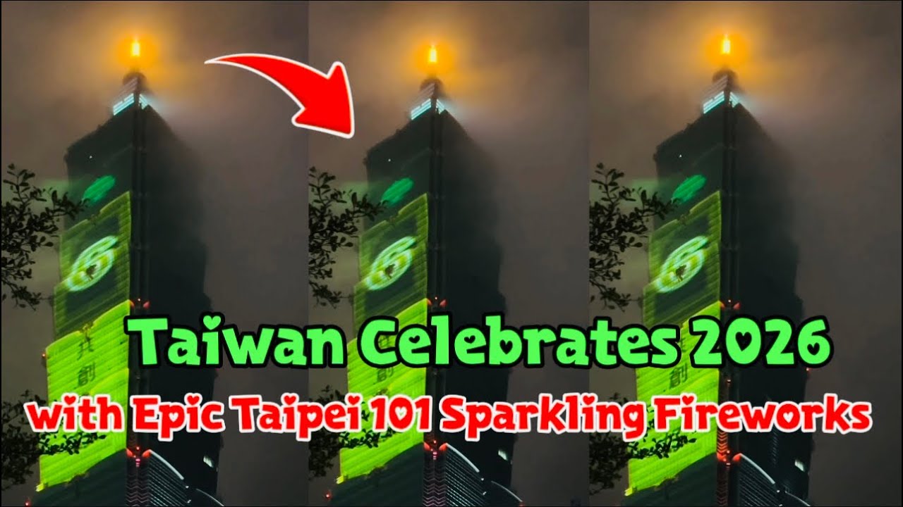 Taipei 101: SPARK 101! 2026 Fireworks & Light Show Was Absolutely ...