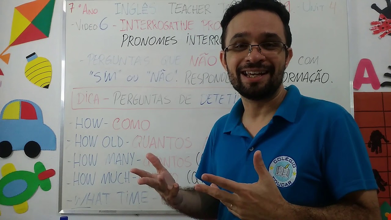 Dia 2 de Junho - 7°ano - Inglês - Pronomes Interrogativos 1 - Prof Ton ...