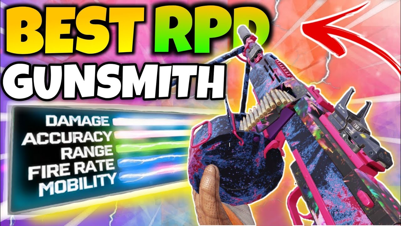 BEST RPD LOADOUT COD MOBILE BATTLE ROYALE | BEST RPD ATTACHMENTS COD ...