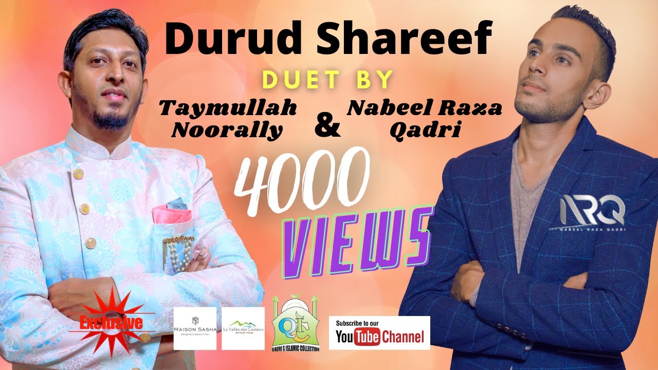 Nabeel Raza Qadri Durud Shareef Video Feat Taymullah Noorally HD ...
