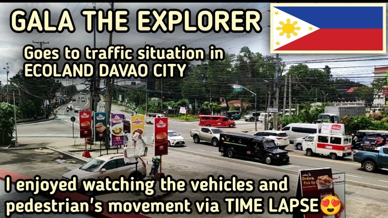 TRAFFIC SITUATION IN ECOLAND DAVAO CITY TIME LAPSE - YouTube