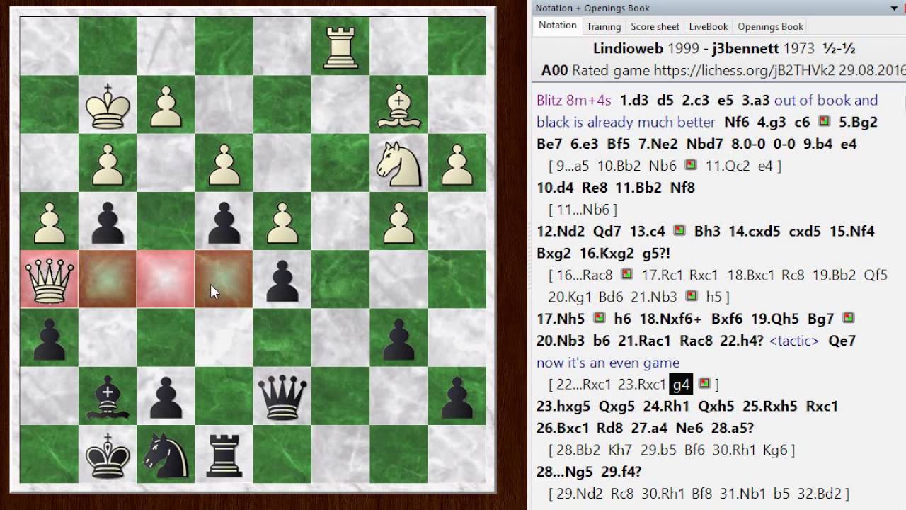 Blitz chess postmortem #711: Mieses opening - YouTube