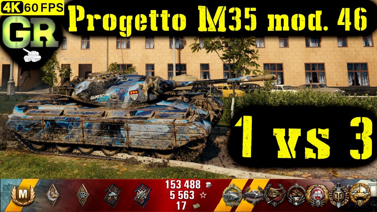 World of Tanks Progetto M35 mod 46 Replay - 8 Kills 6K DMG(Patch 1.4.0 ...