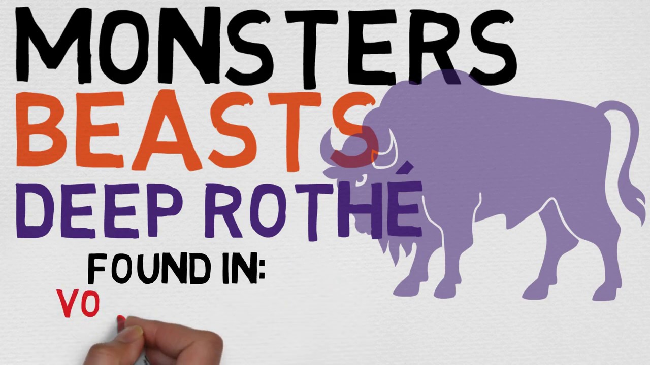 Beast #51: Deep Rothé (DnD 5E Monsters) - YouTube