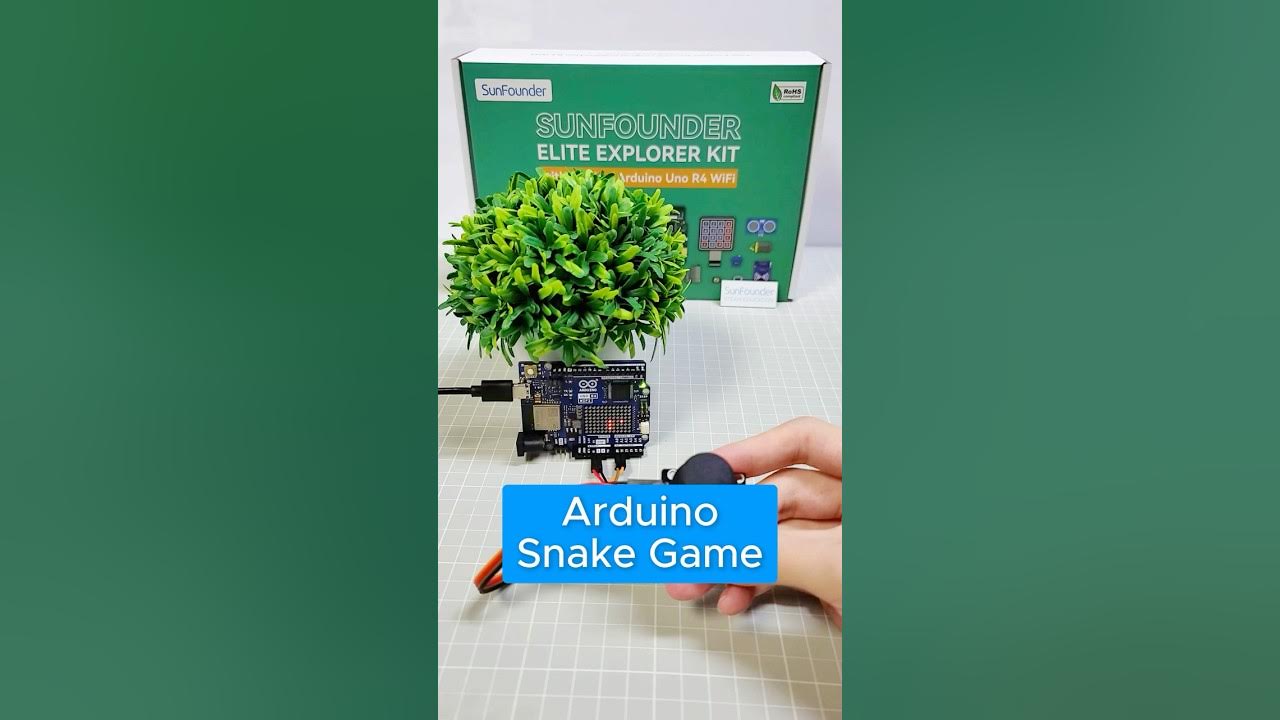 Snake Game on Arduino UNO R4 WiFi - SunFounder Elite Explorer Kit #sunfounder #arduinoproject ...