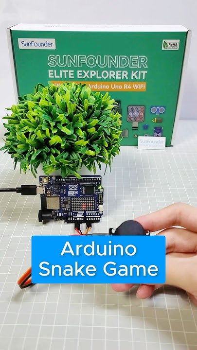 Snake Game on Arduino UNO R4 WiFi - SunFounder Elite Explorer Kit #sunfounder #arduinoproject ...