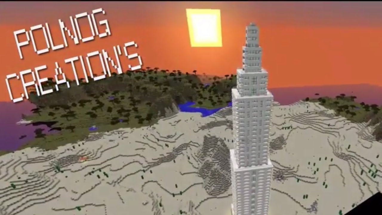 Como hacer un rascacielos en Minecraft 1.9.2 - YouTube
