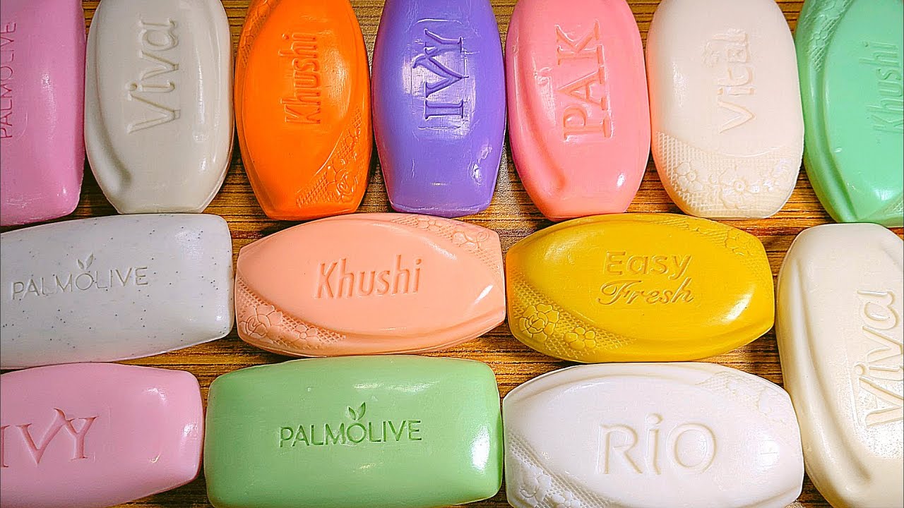 Very Nice ASMR Soap Unwrapping Soaps Relaxing Sound International ASMR ...