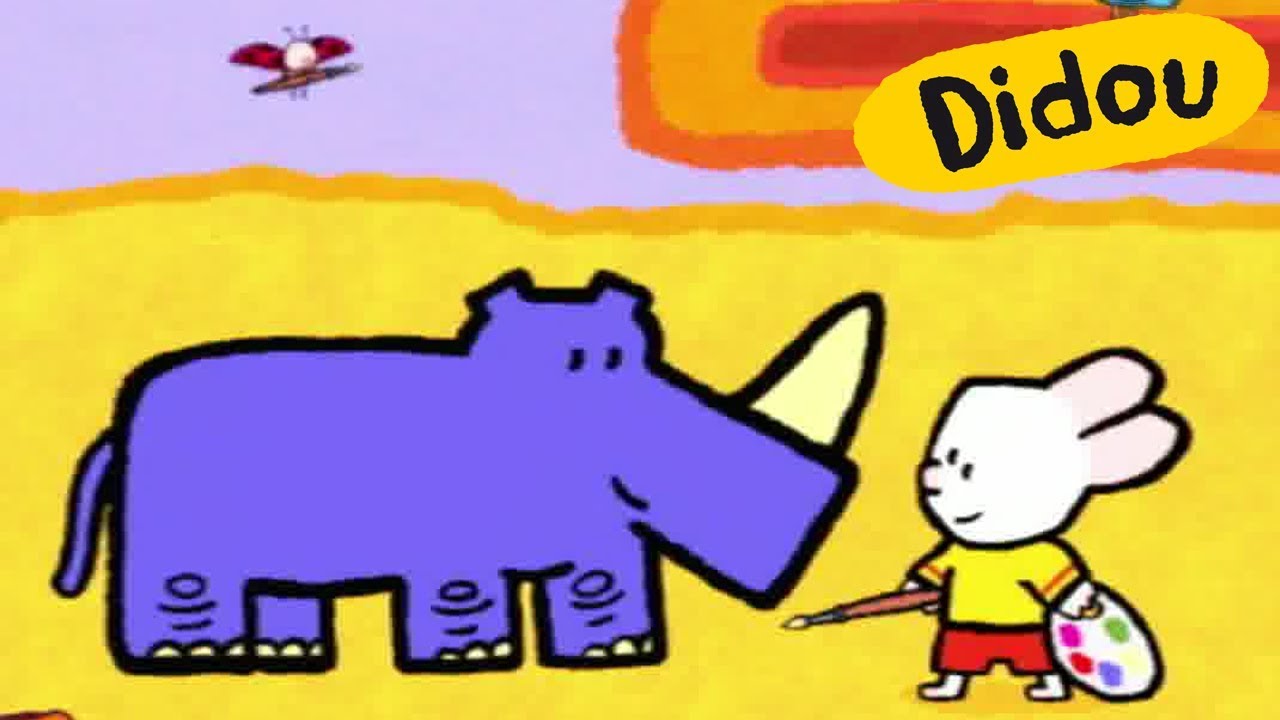 Didou ! dessine moi un AIGLE🦅, des RHINOCEROS🦏 et une ANTILOPE🐑 ...