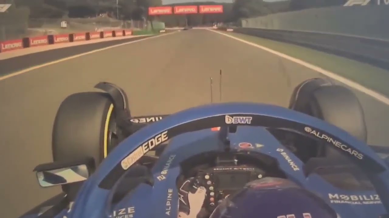 Alonso waving at Hamilton Belgium GP - YouTube