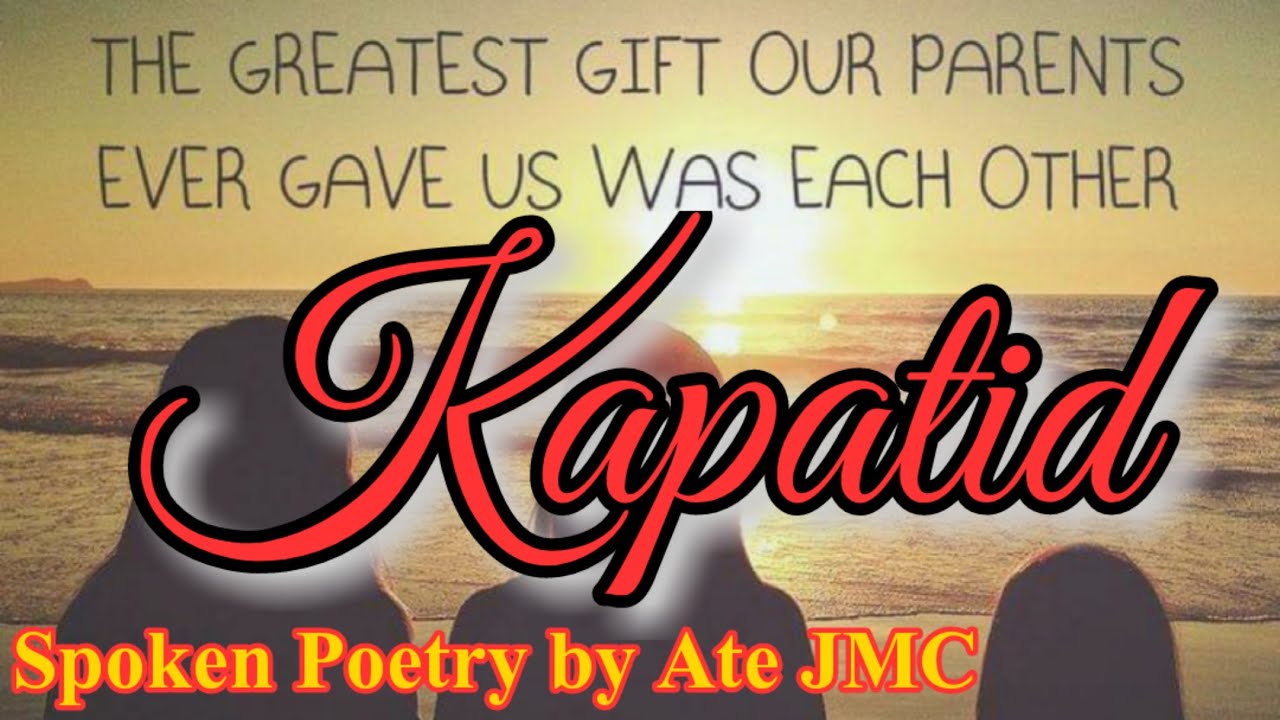 Kapatid || Spoken Poetry || SALAMAT KAPATID - YouTube