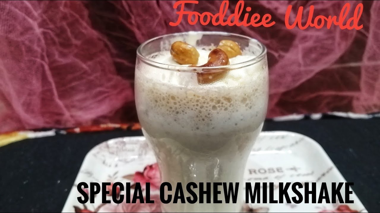 Special Cashew Milkshake | Cashew Milk shake | Cashew മിൽക്ക്ഷേക്ക് ...