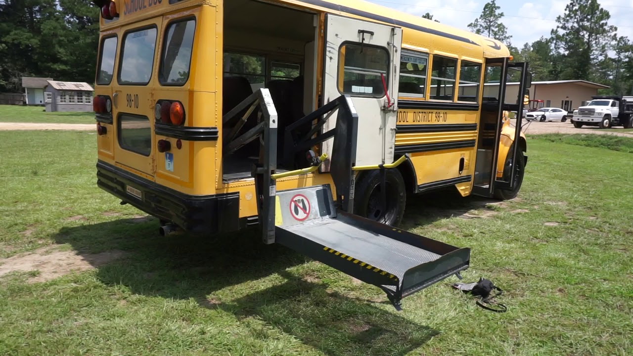 1998 Intenational 3800 Blue Bird 11 Pass Handicapped Diesel School Bus ...