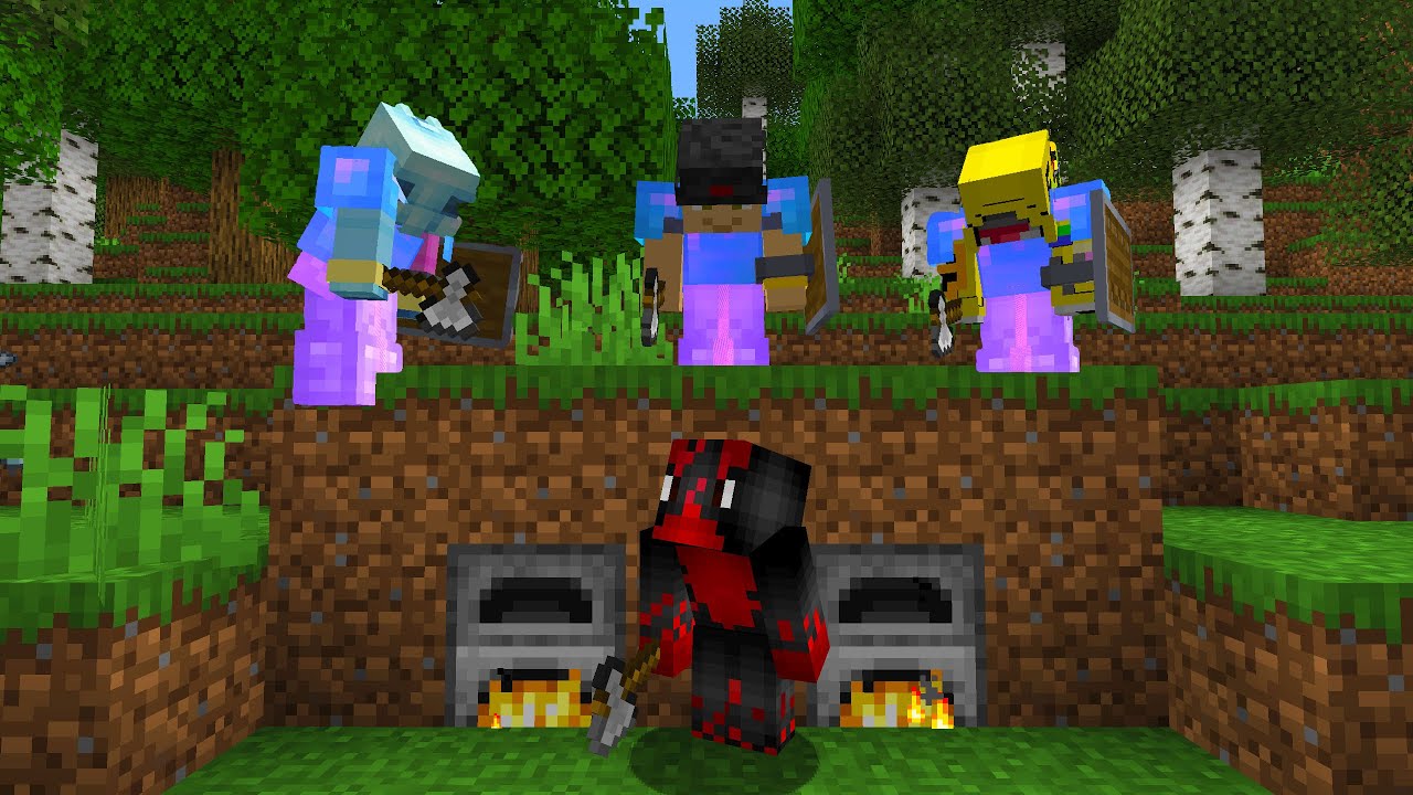 Minecraft Speedrunner VS 3 Hunters REMATCH - YouTube