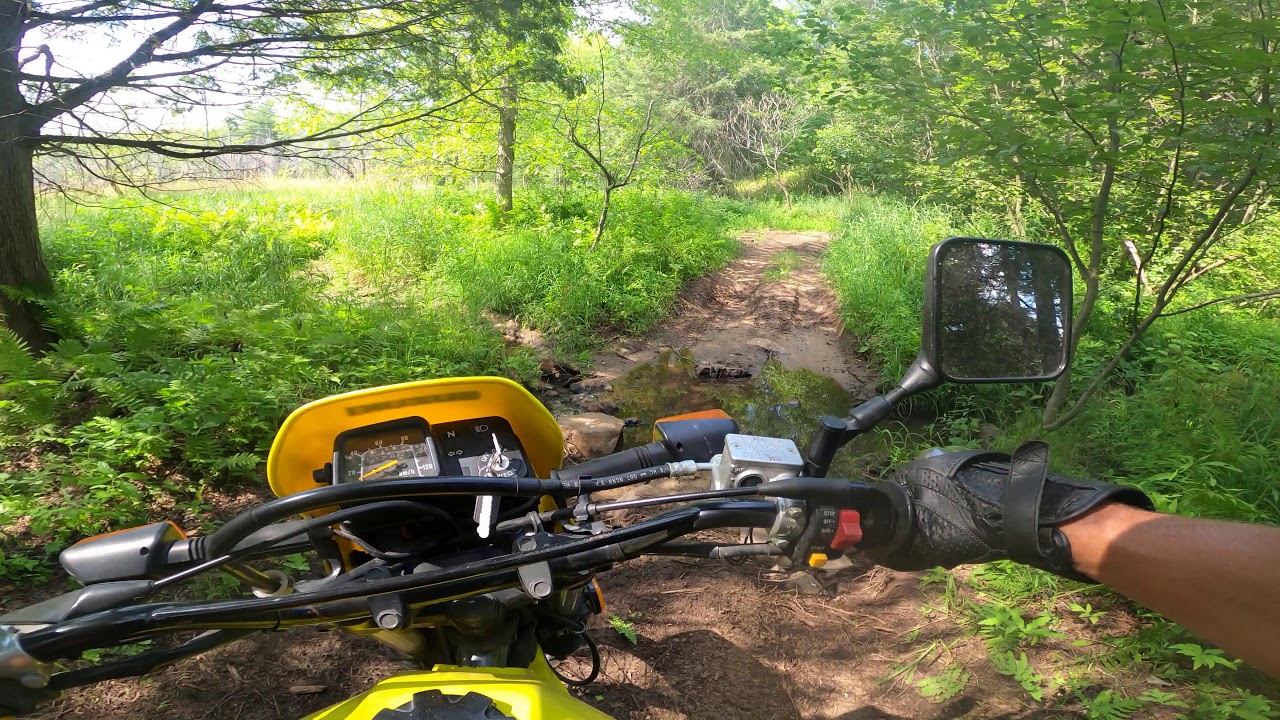 DR200 Cordova mines trail ride - YouTube