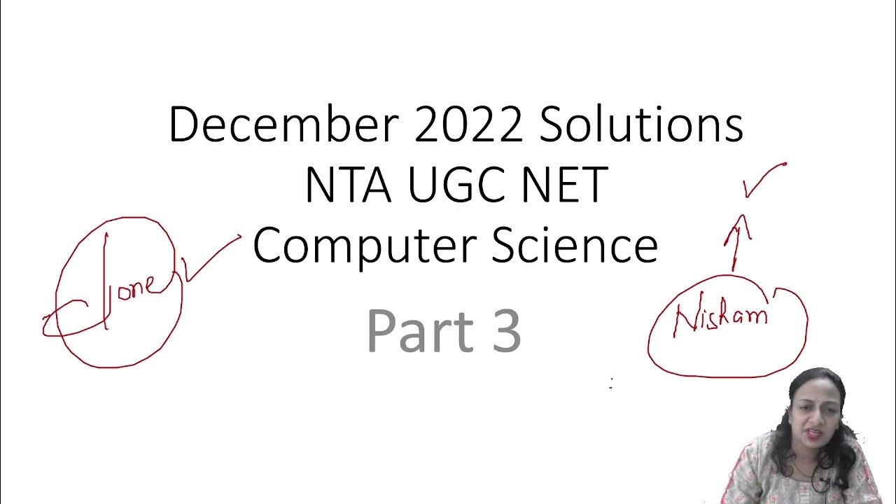 part 3 NTA NET Computer Science - YouTube
