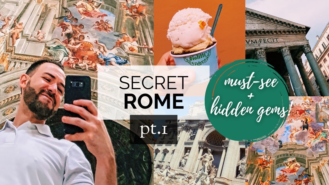 SECRET ROME pt.1 | Pantheon to Trevi Walking Tour | Travel Vlog | Must ...