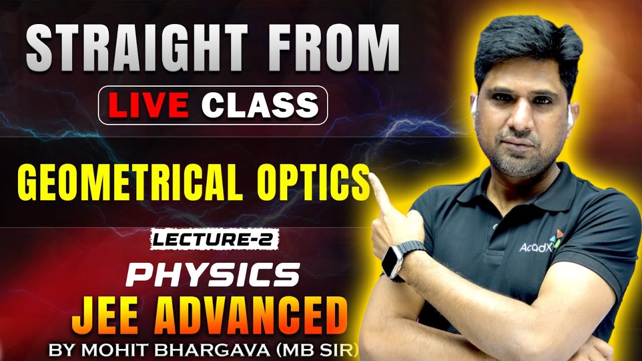 Geometrical Optics Lecture 2 | MB Sir | Class 12 Physics | AcadXL - YouTube