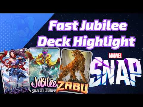 Jubilee Silver Surfer LOVES Zabu & Psylocke! | Deck Highlight