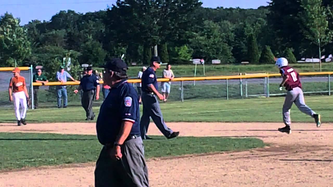 Jake Randolph his monster home run for Portsmouth Little League All ...