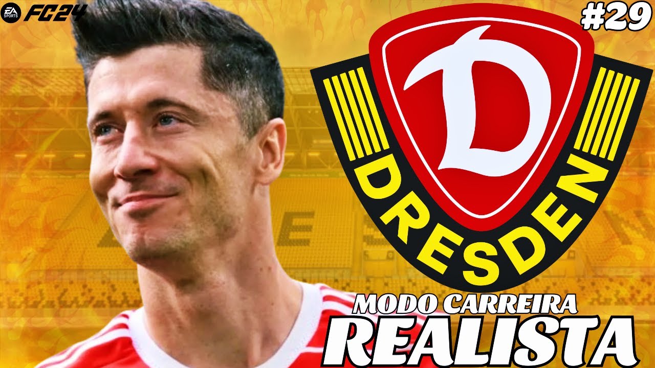 INÍCIO COMPLICADO E O NOVO LEWANDOWSKI!🔥MODO CARREIRA REALISTA EA FC 24 ...