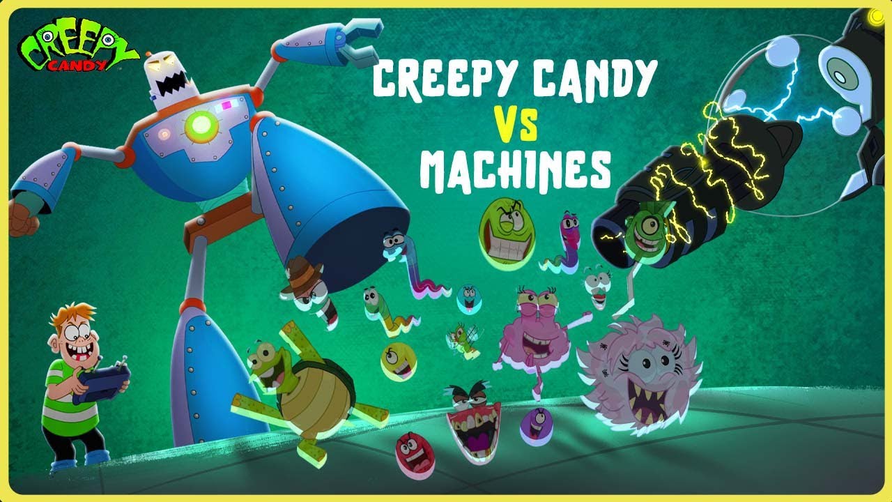 Creepy Candy Vs Giant Robot and Shrink Ray | Compilation Episodes ...