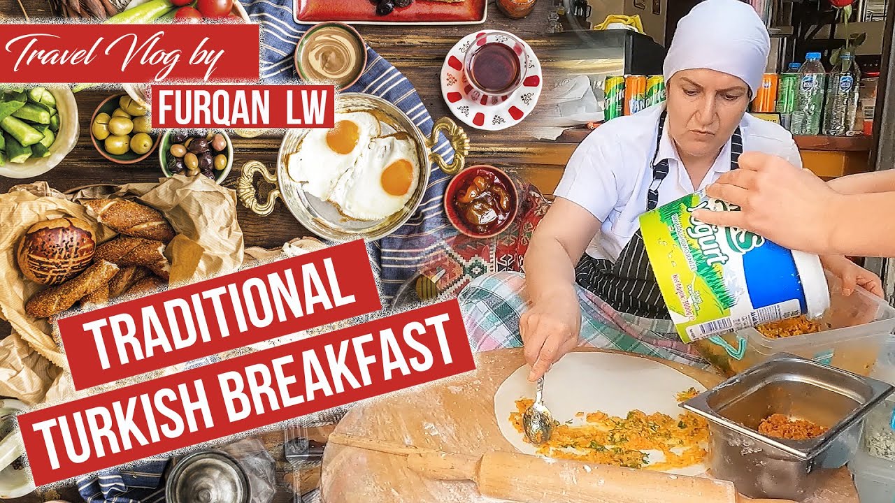 Traditional Turkish Breakfast | Turkish Food Tour is Istanbul | Street ...