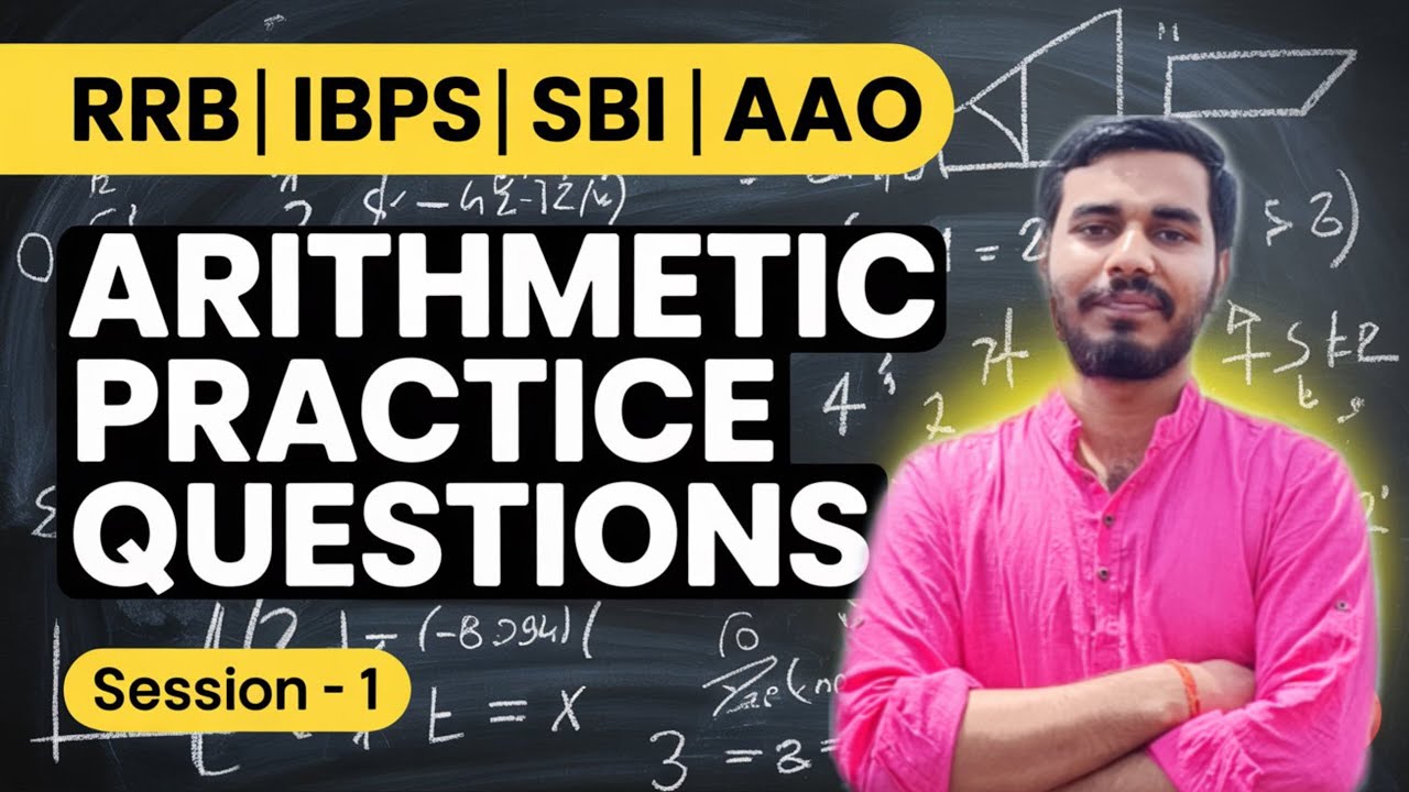 Arithmetic Practice Questions for Banking Exams | Quant Masterclass|SBI ...