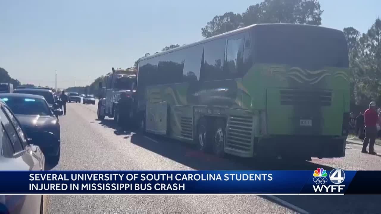 Driver ejected, 11 injured in charter bus crash involving USC students ...