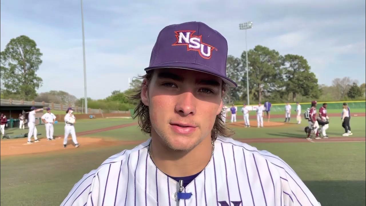 Catcher Bailyn Sorensen discusses his big game against Alabama A&M. - YouTube