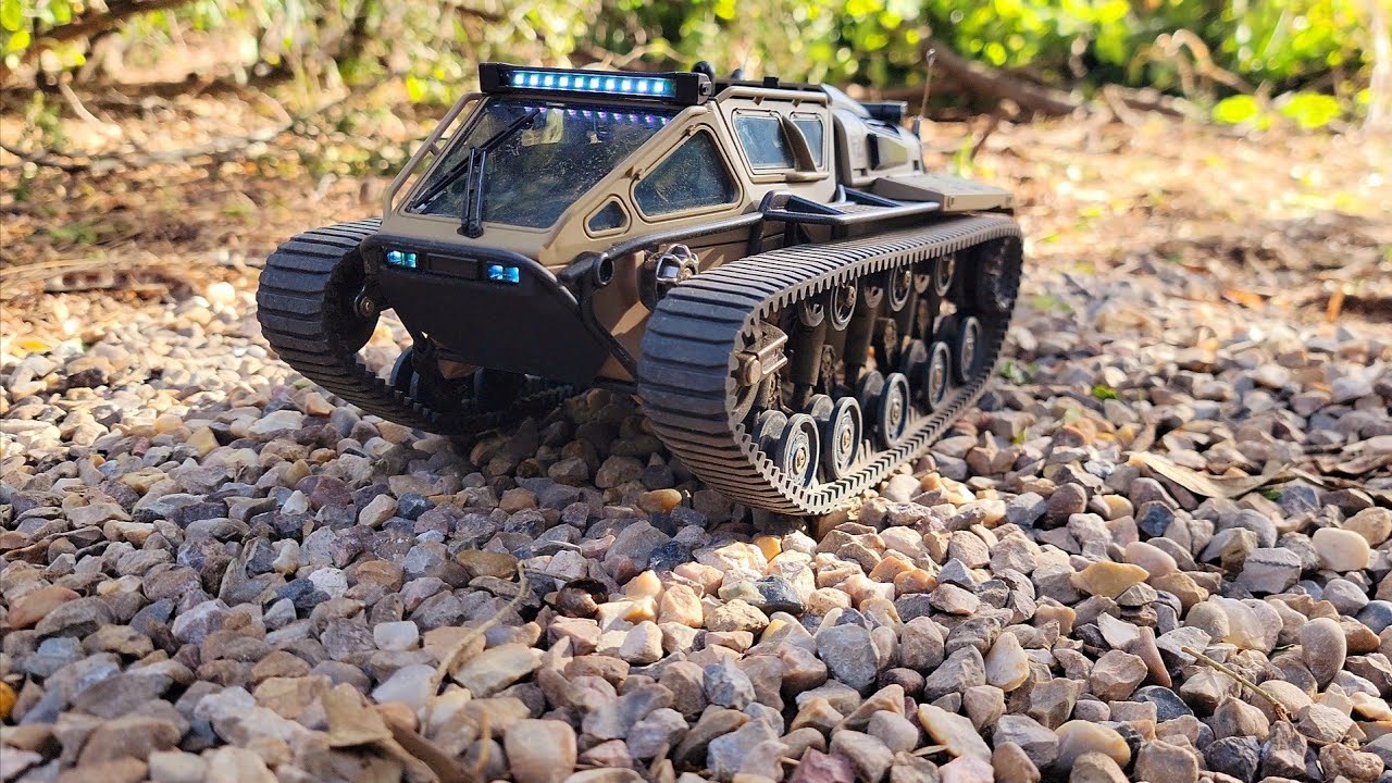 CHEAP! 1/16 SCALE RC RIPSAW EV3-F4 // UNBOXING & TEST RUN - YouTube