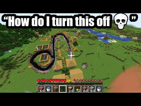Minecraft, but I can't turn off my 1,000,000 CPS Autoclicker - YouTube