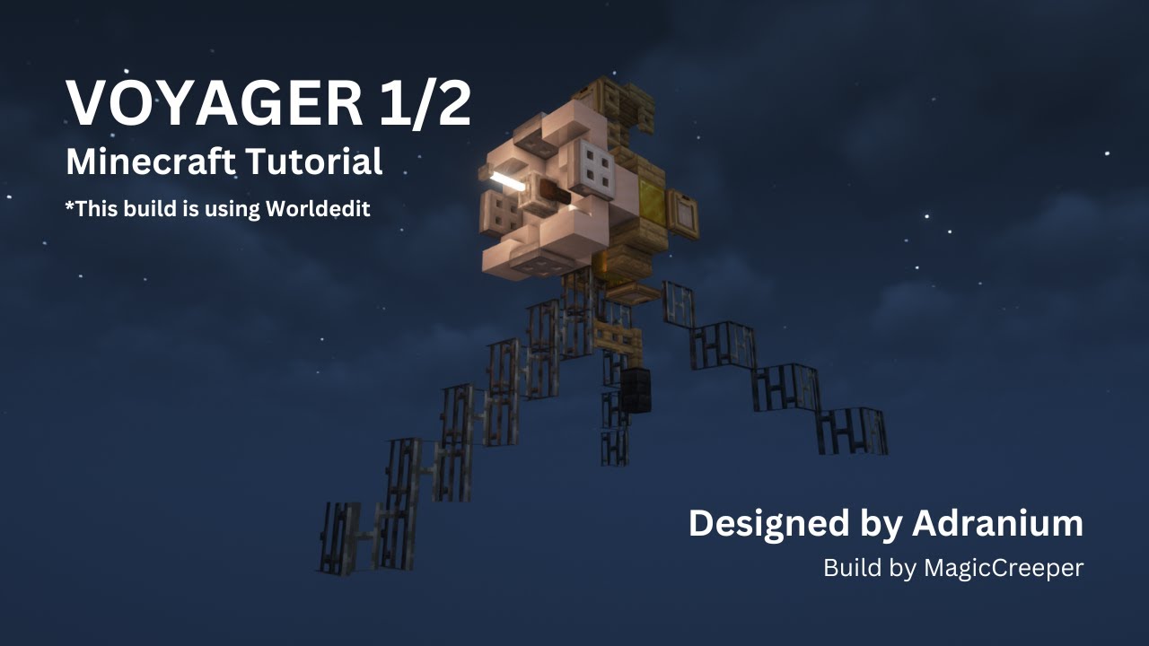 Minecraft Tutorial: Voyager 1/2 | Design By @Adranium - YouTube