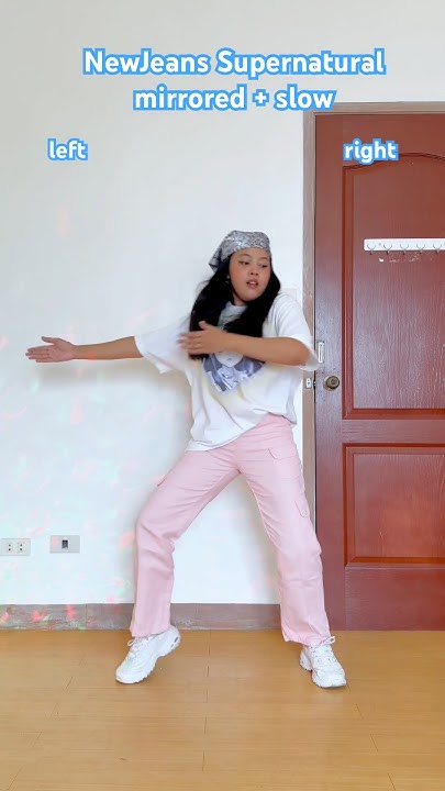 [tutorial] NewJeans Supernatural Dance Tutorial Mirrored and Slow #Shorts #NewJeans_Supernatural ...