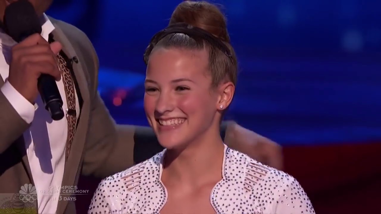 27 America's Got Talent 2016 Sofie Dossi Contortionist Gymnast Archer Live Shows Round 2 S11E14 ...