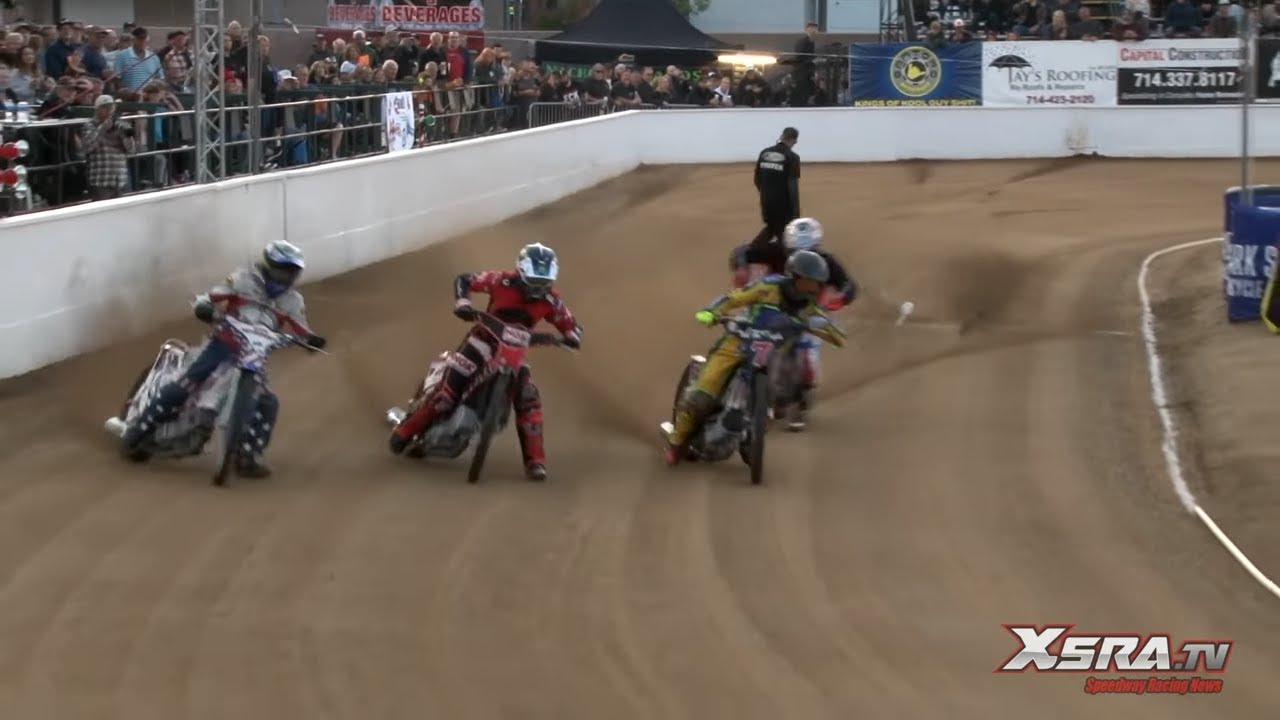 Castro Stuns Them Heat 1! - Harley Night Costa Mesa Speedway #speedway ...