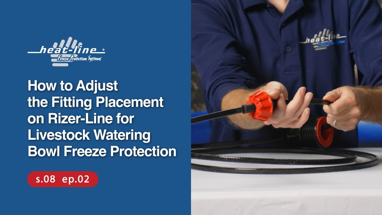 How to Adjust the Fitting Placement on Rizer-Line for Livestock ...