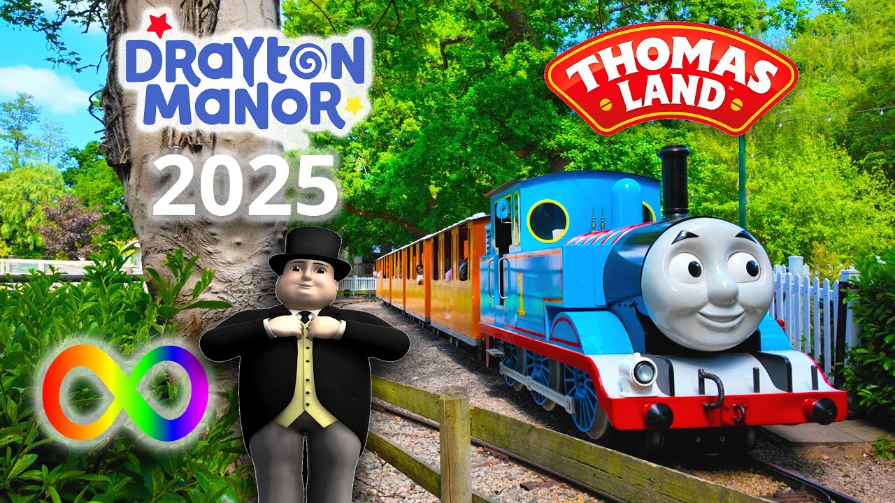 Thomas Land Train Ride At Drayton Manor | Thomas The Tank Engine - YouTube