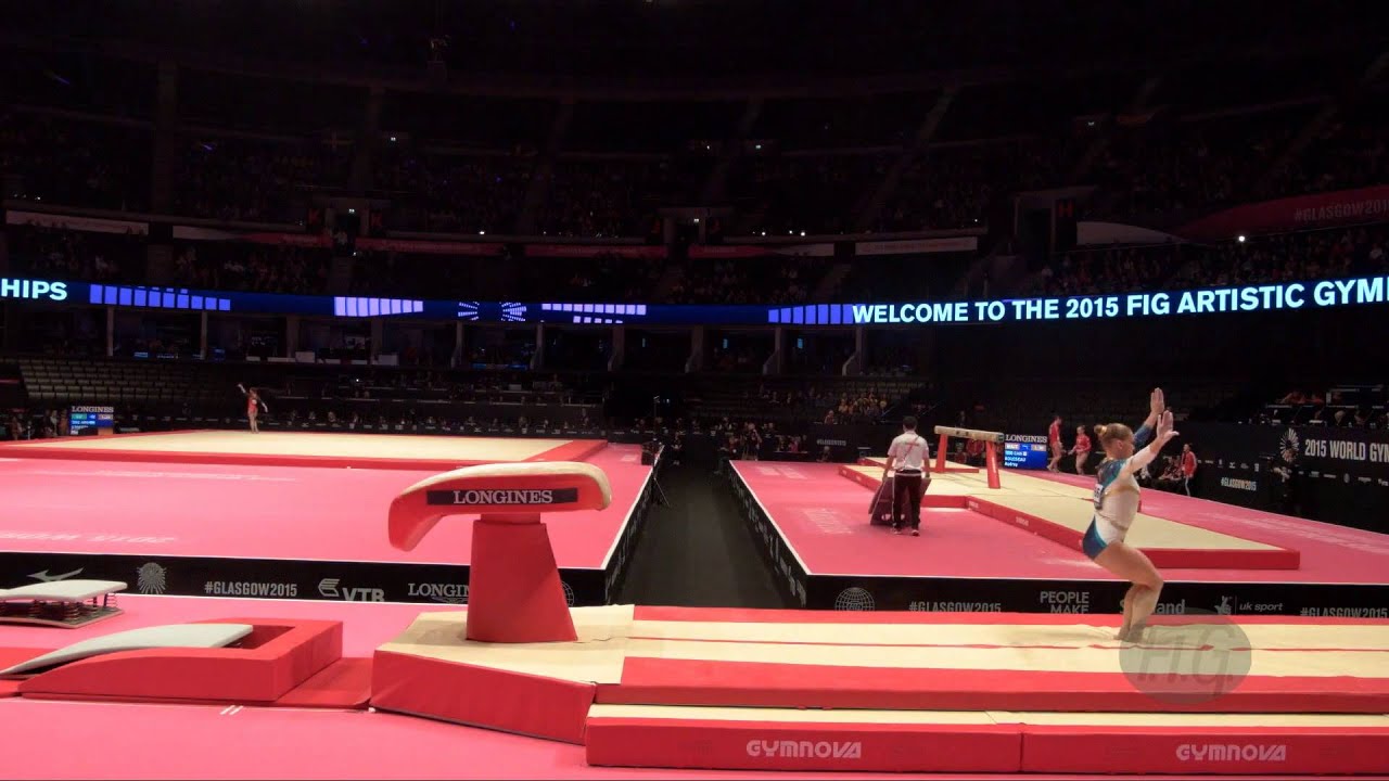 WAGNER Veronica (SWE) - 2015 Artistic Worlds - Qualifications Vault 1 ...