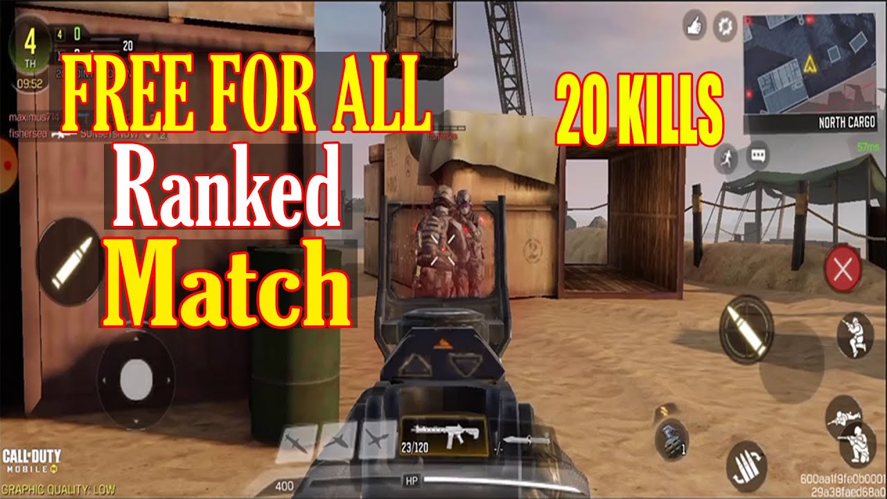 Free For All Call Of Duty Mobile Multiplayer Ranked Match । Cod Mobile New Gameplay Video - YouTube