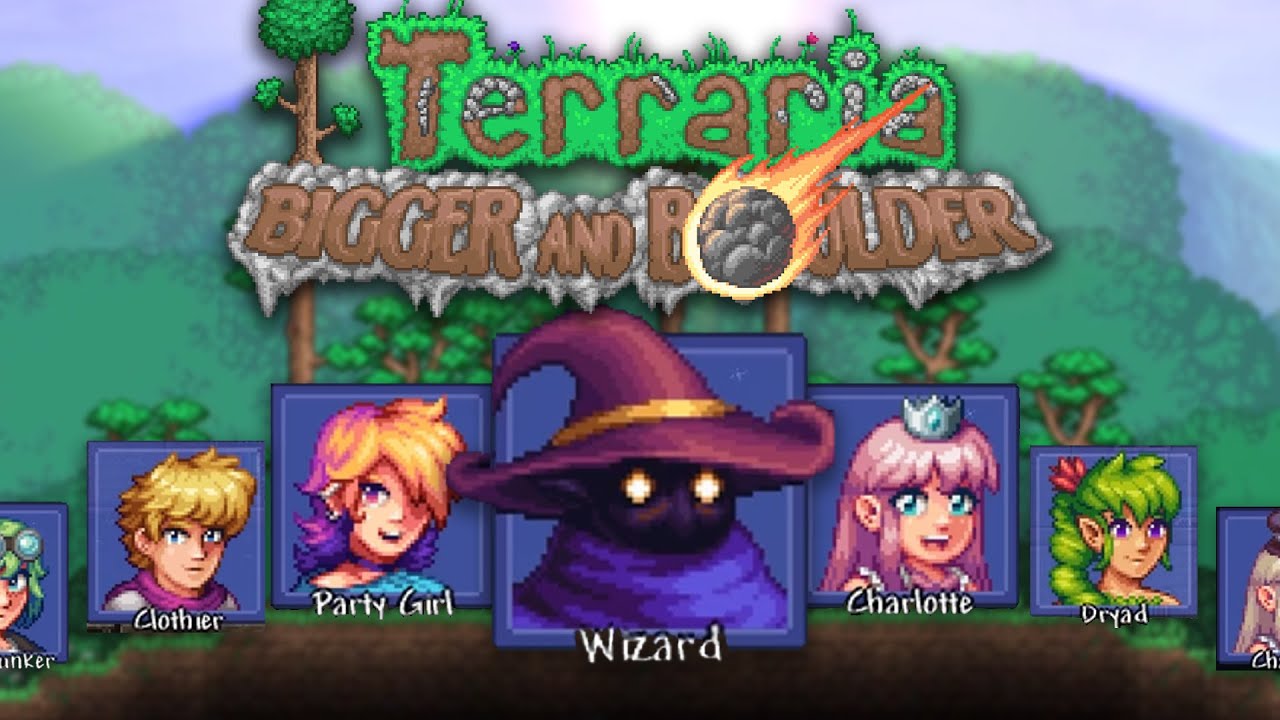 Every NEW NPC Portraits in Terraria 1.4.5: Bigger and Boulder! - YouTube