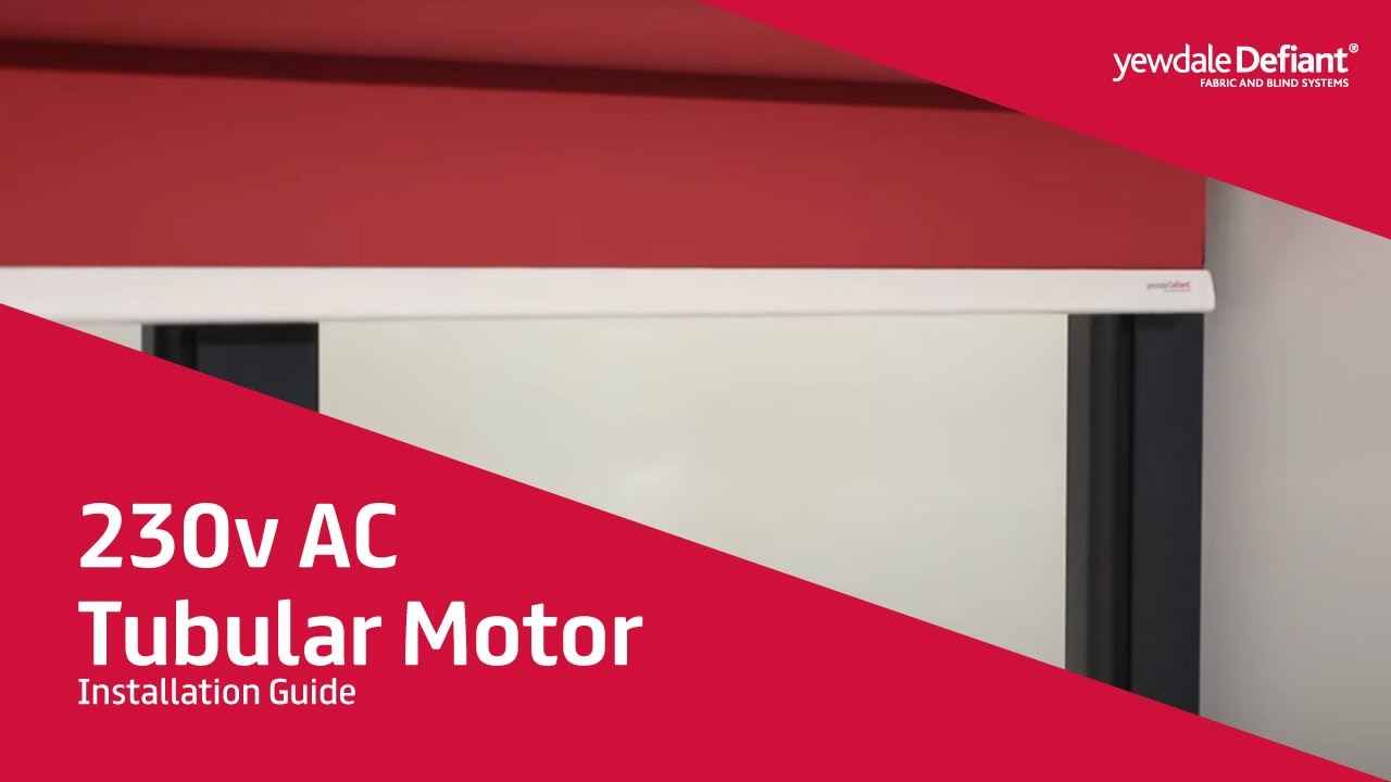 230v AC Tubular motor - programming instructions - YouTube