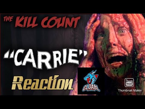 Reacting to Carrie (1976) Kill Count by Dead Meat - YouTube