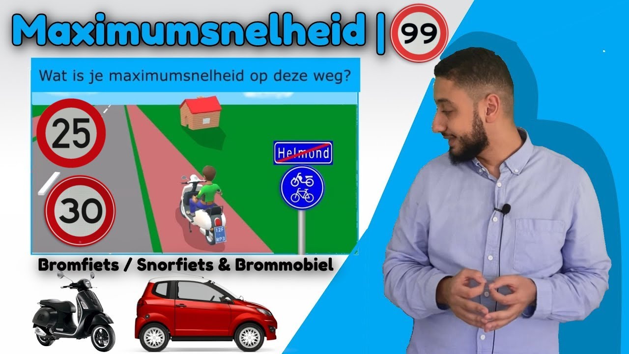 9 CBR Scooter Theorie Examen vragen! - Maximumsnelheid - YouTube