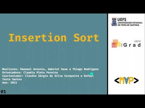 Aula 23 - Insertion Sort - YouTube