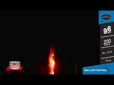 C015 BALLON FESTIVAL 96s - by Magvalue Fireworks - YouTube