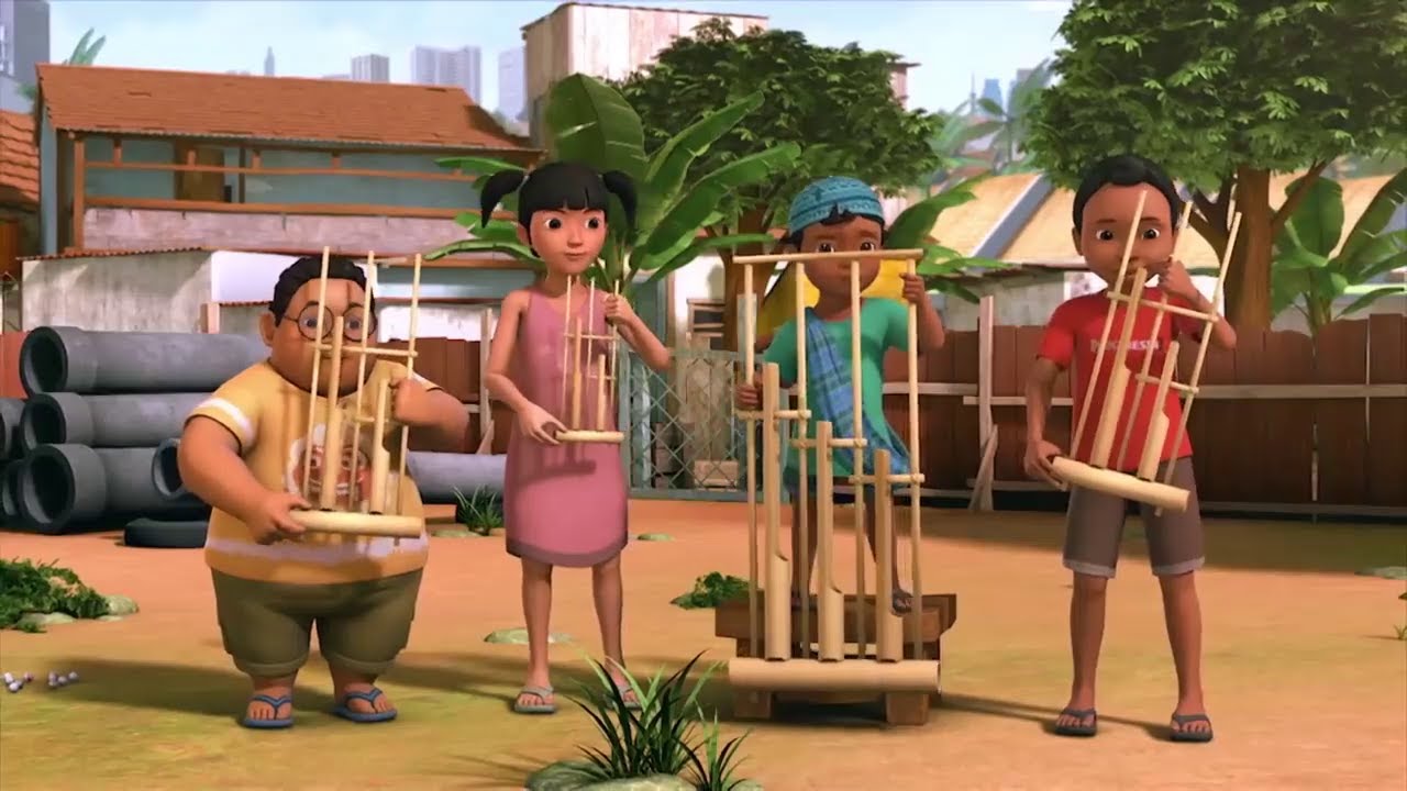 Adit & Sopo Jarwo | Latihan Angklung Sebagai Budaya Indonesia - YouTube
