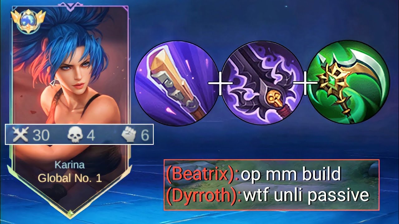 WTF ATTACK SPEED 😱 MARKSMAN BUILD KARINA EZ 30 KILLS IN SOLO RANKED 😱🔥 TOP 1 GLOBAL KARINA - YouTube