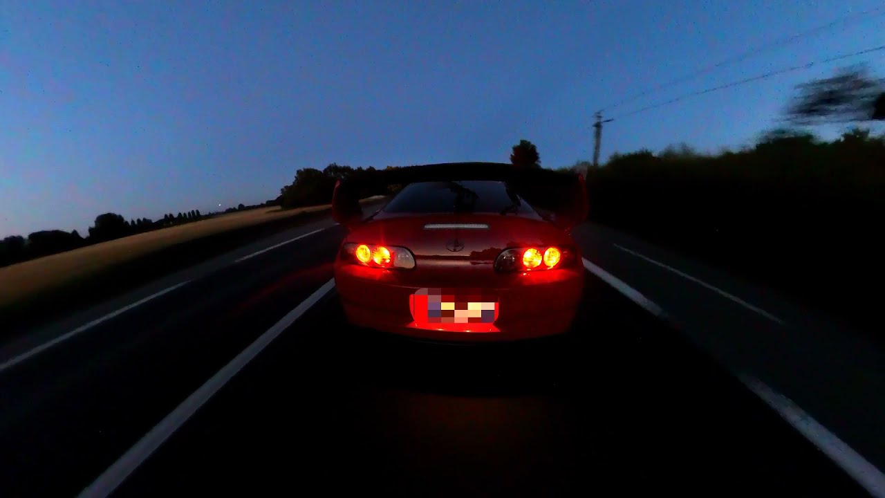 Toyota Supra MK4 fire ! - YouTube