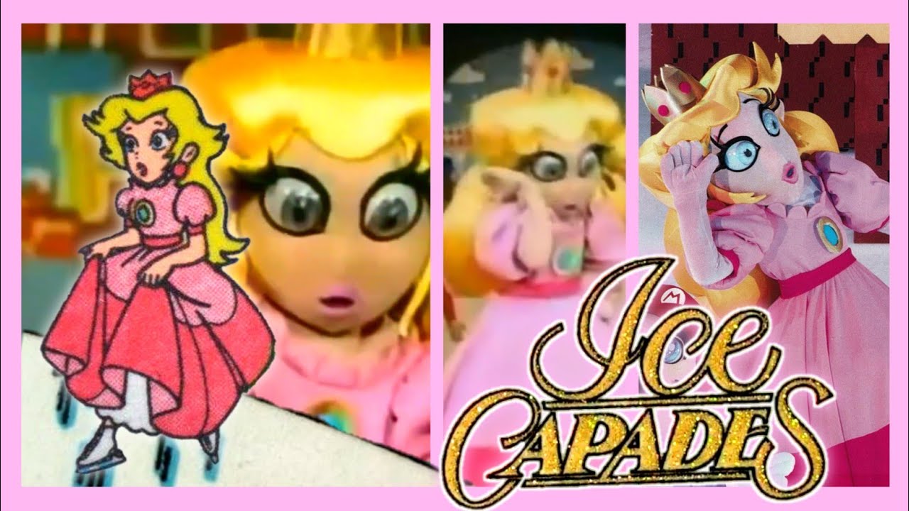 Princess Peach in Super Mario Ice Capades (1989) - YouTube